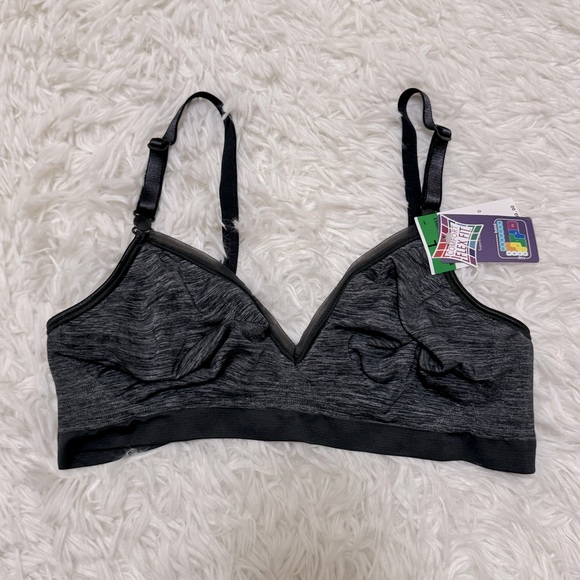Hanes | Intimates & Sleepwear | Hanes Comfortflex Fit Wirefree Bra Gray ...